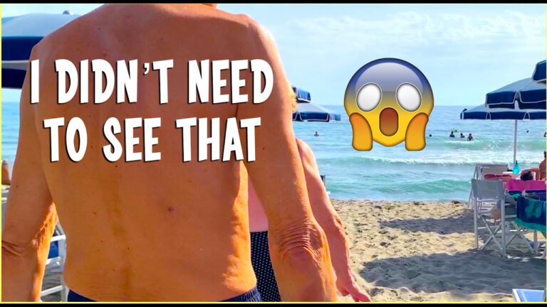 Cruise Excursion GONE WRONG! Wardrobe Malfunction on the Beach in Italy ...